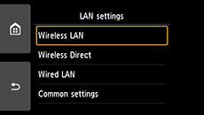 Wireless Setup - TS9120 Manual (Standard) Connection